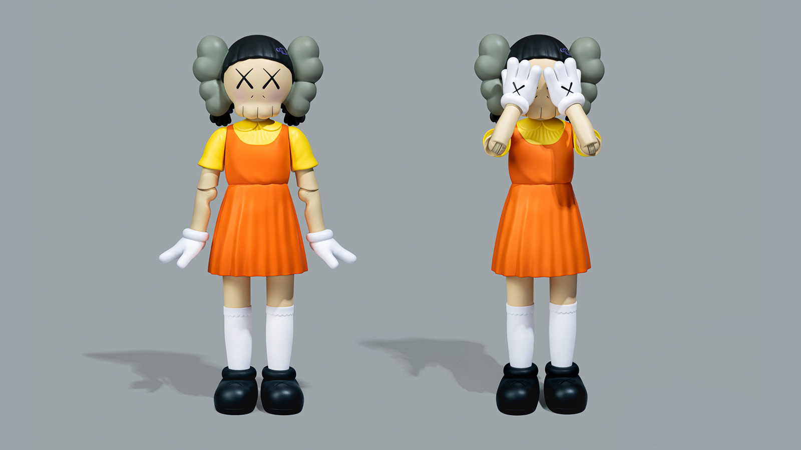 KAWS Squid Games Collab Reimagines Young Hee - IMBOLDN
