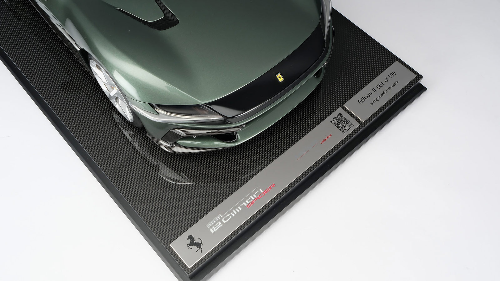 Amalgam Ferrari 12Cilindri Spider Scale Model in Stunning Detail - IMBOLDN